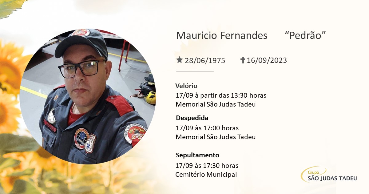 Mauricio Fernandes "Pedrão" - Grupo São Judas Tadeu