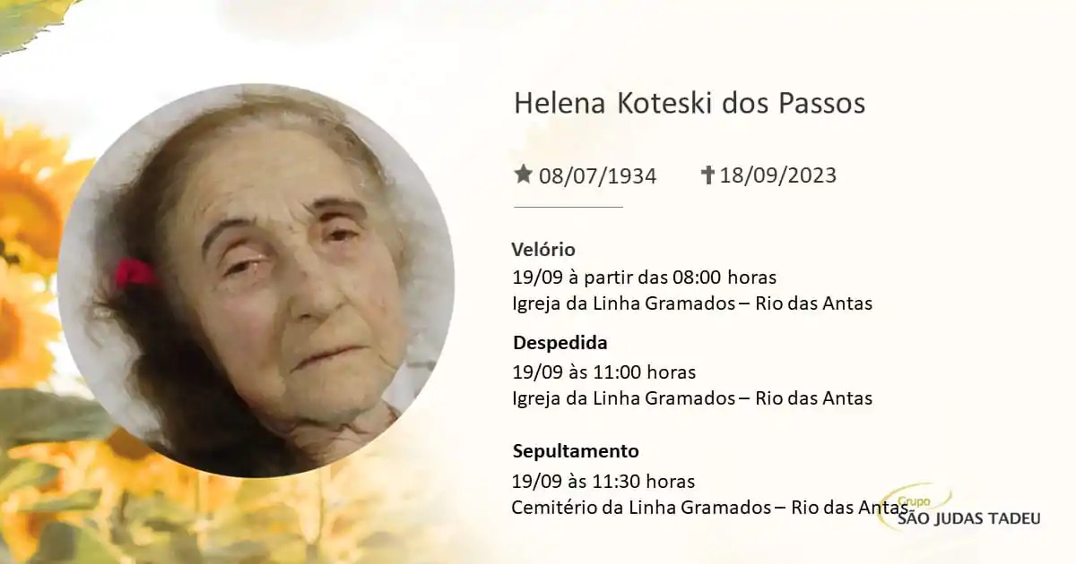 Helena Koteski dos Passos - Grupo São Judas Tadeu