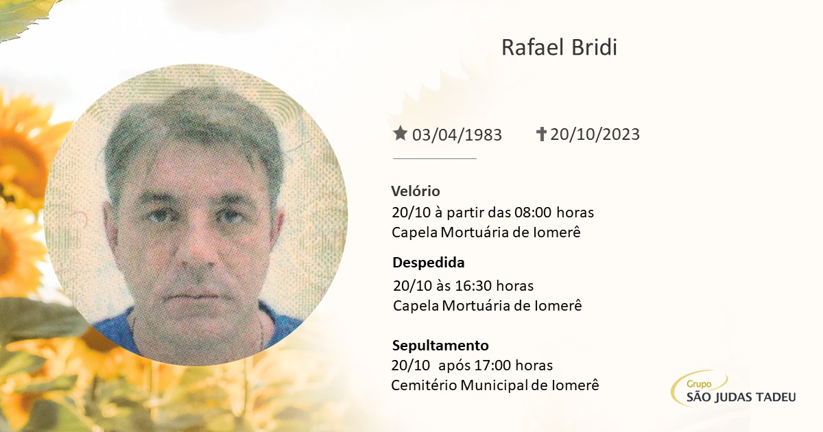 Rafael Bridi - Grupo São Judas Tadeu