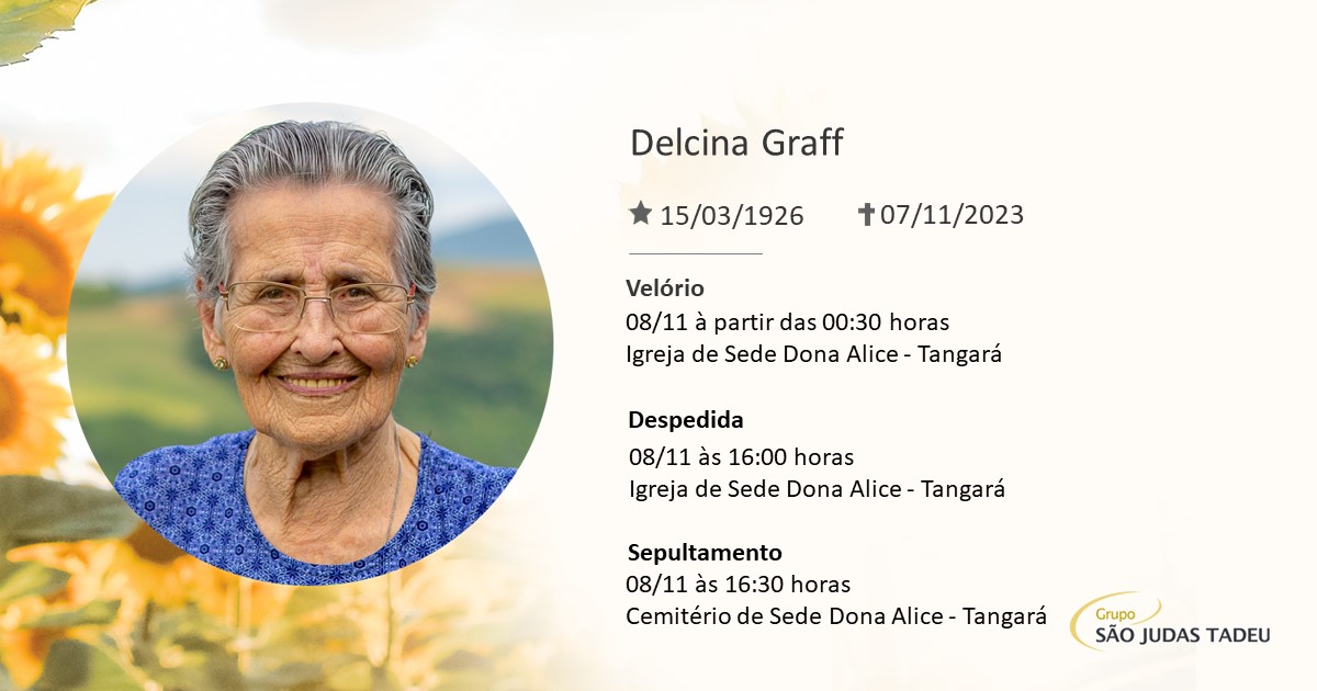 Delcina Graff - Grupo São Judas Tadeu