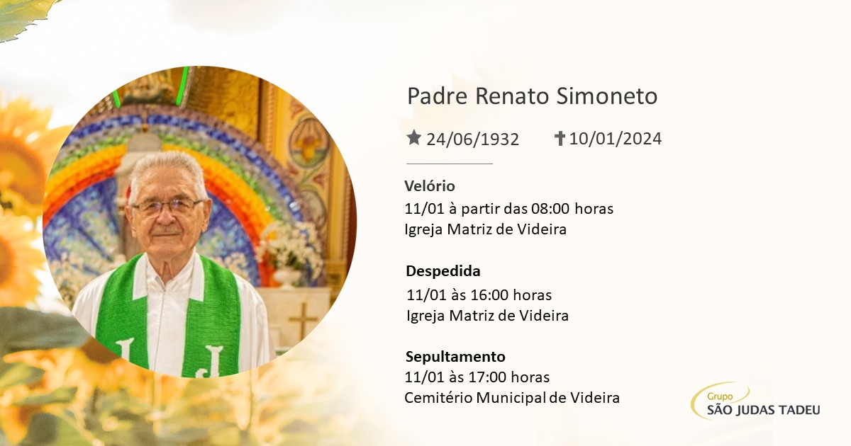 Padre Renato Simoneto - Grupo São Judas Tadeu
