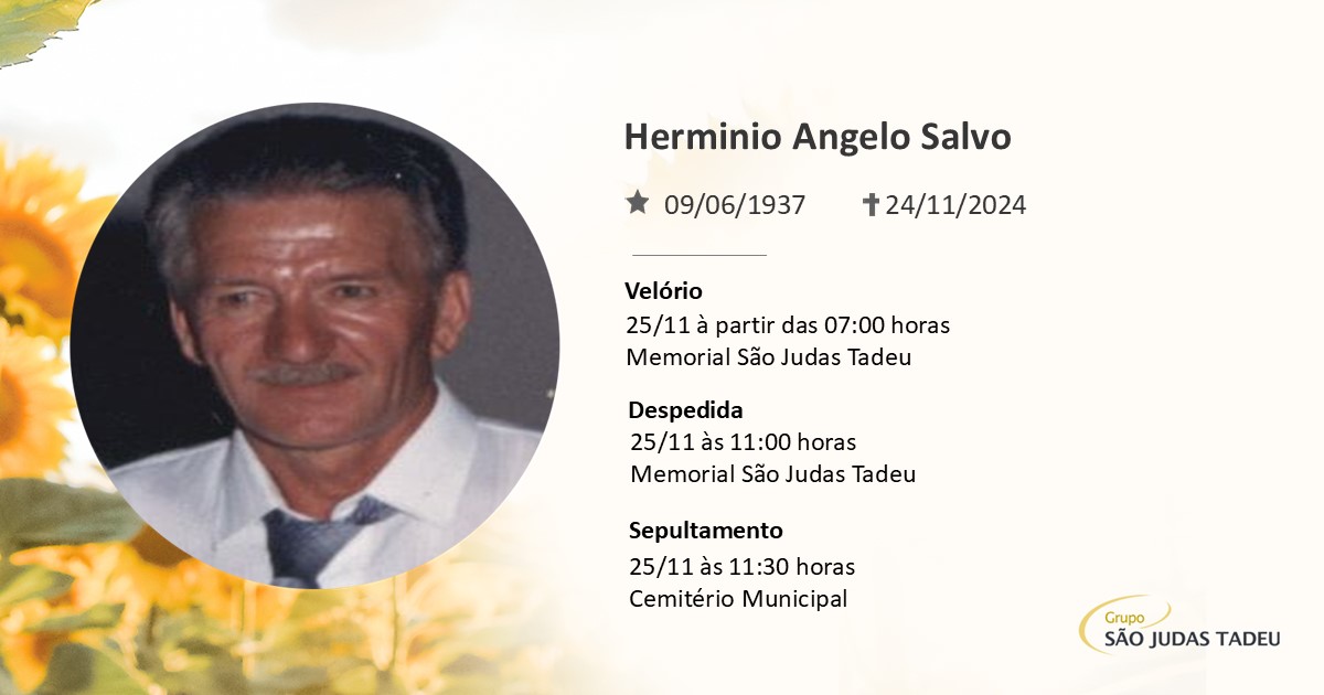 Herminio Angelo Salvo - Grupo São Judas Tadeu