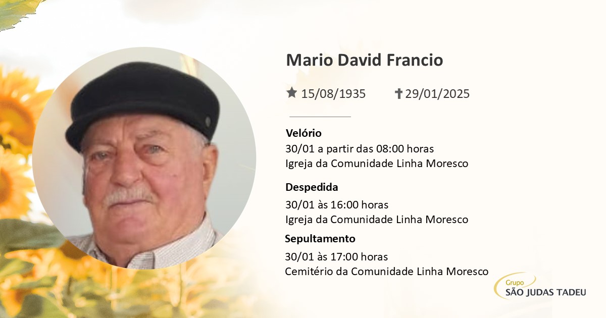 Mario David Francio - Grupo São Judas Tadeu