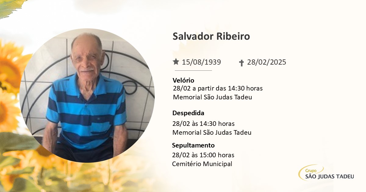 Salvador Ribeiro - Grupo São Judas Tadeu
