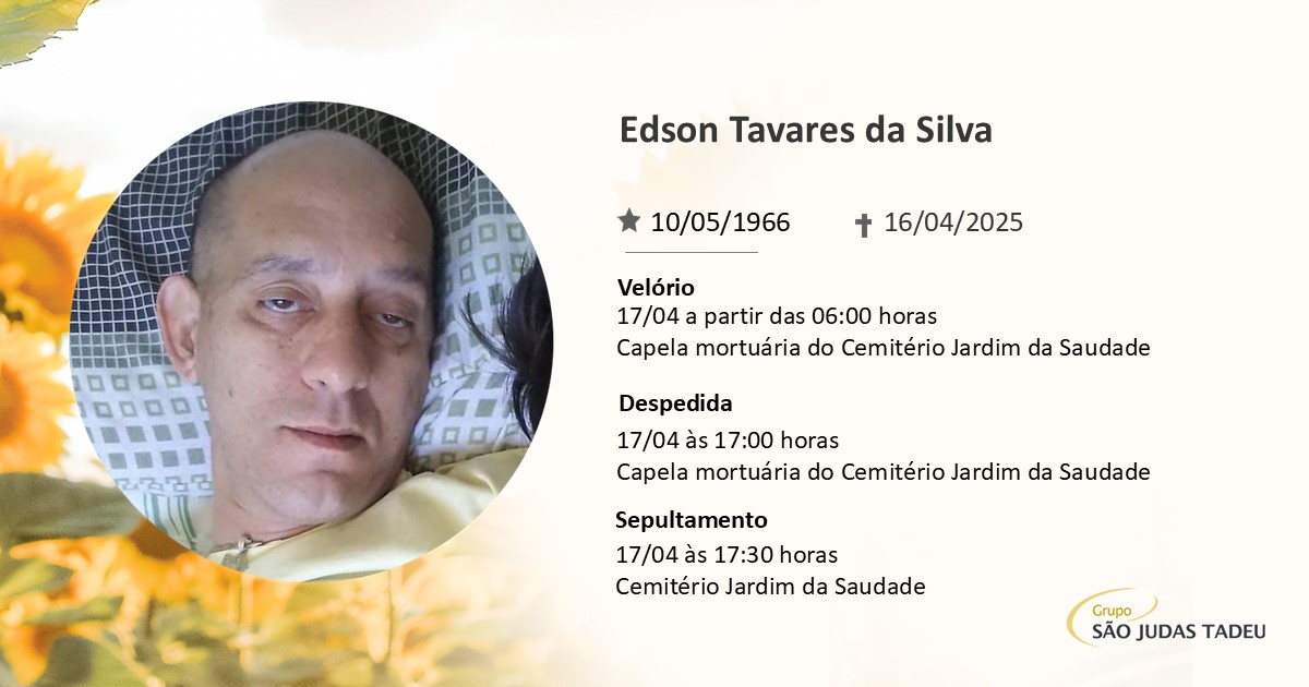 Edson Tavares da Silva - Grupo São Judas Tadeu