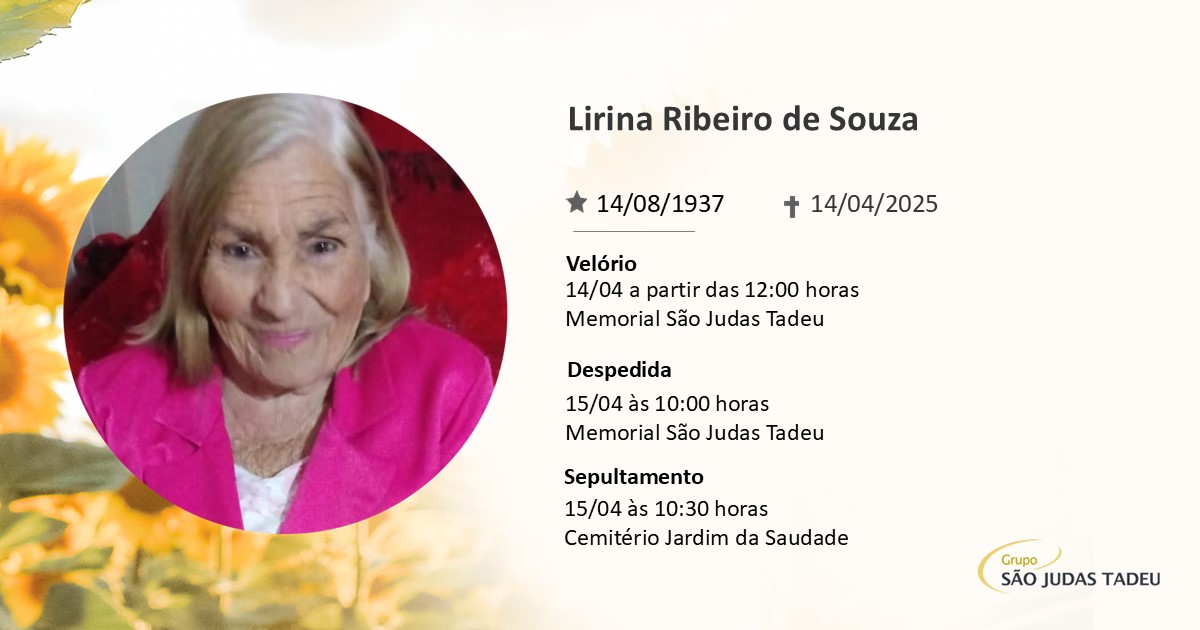Lirina Ribeiro de Souza - Grupo São Judas Tadeu