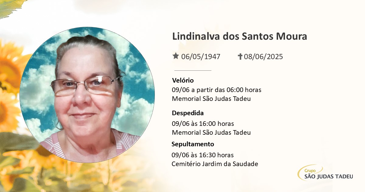 Lindinalva dos Santos Moura - Grupo São Judas Tadeu