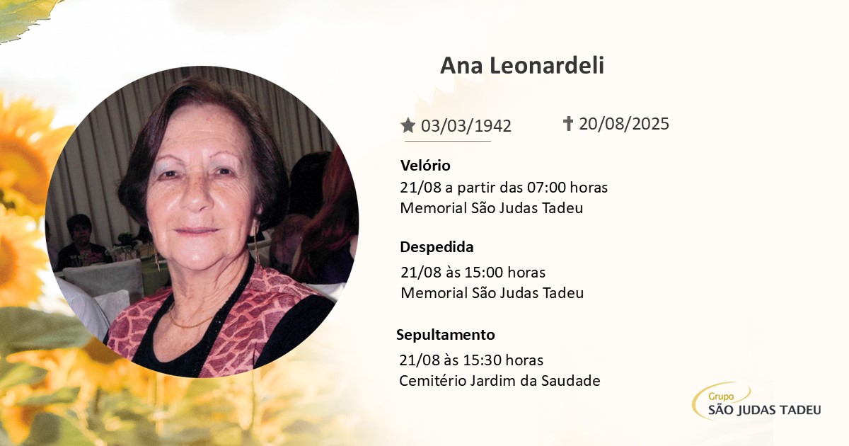 Ana Leonardeli - Grupo São Judas Tadeu