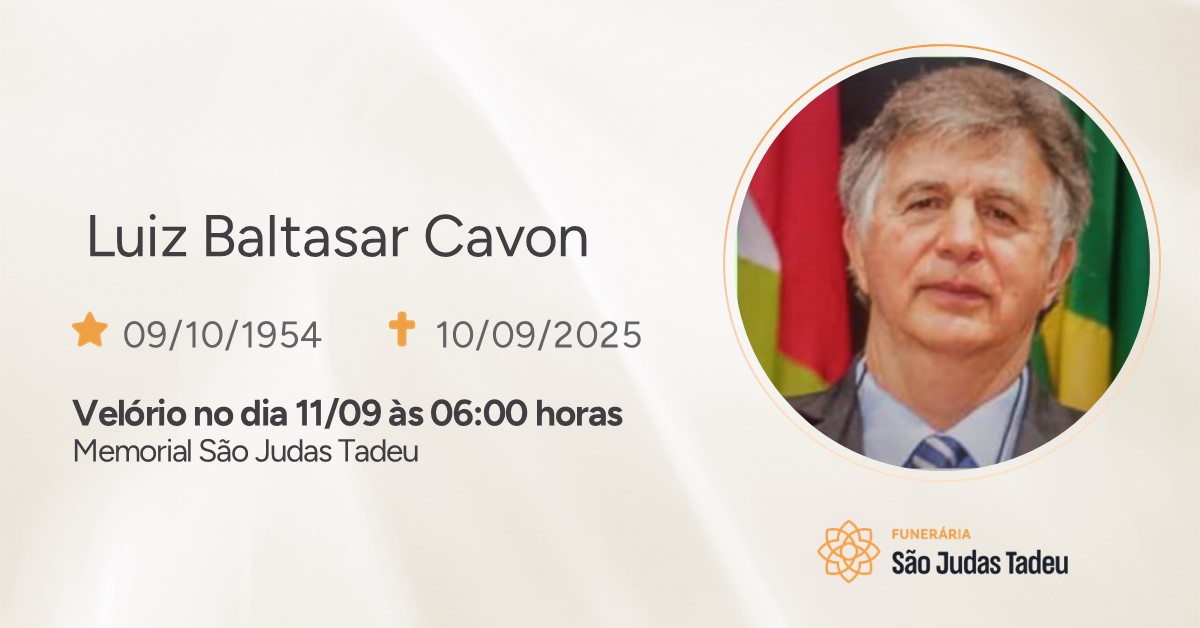 Luiz Baltasar Cavon - Grupo São Judas Tadeu