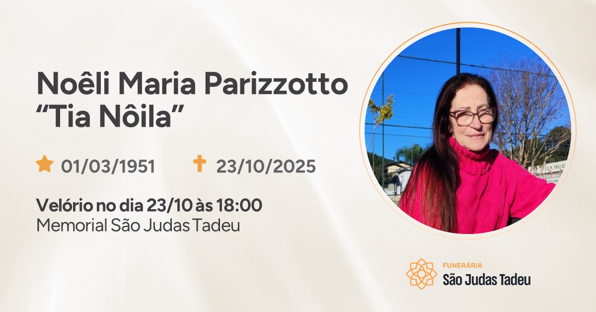 Noêli Maria Parizzotto - Grupo São Judas Tadeu