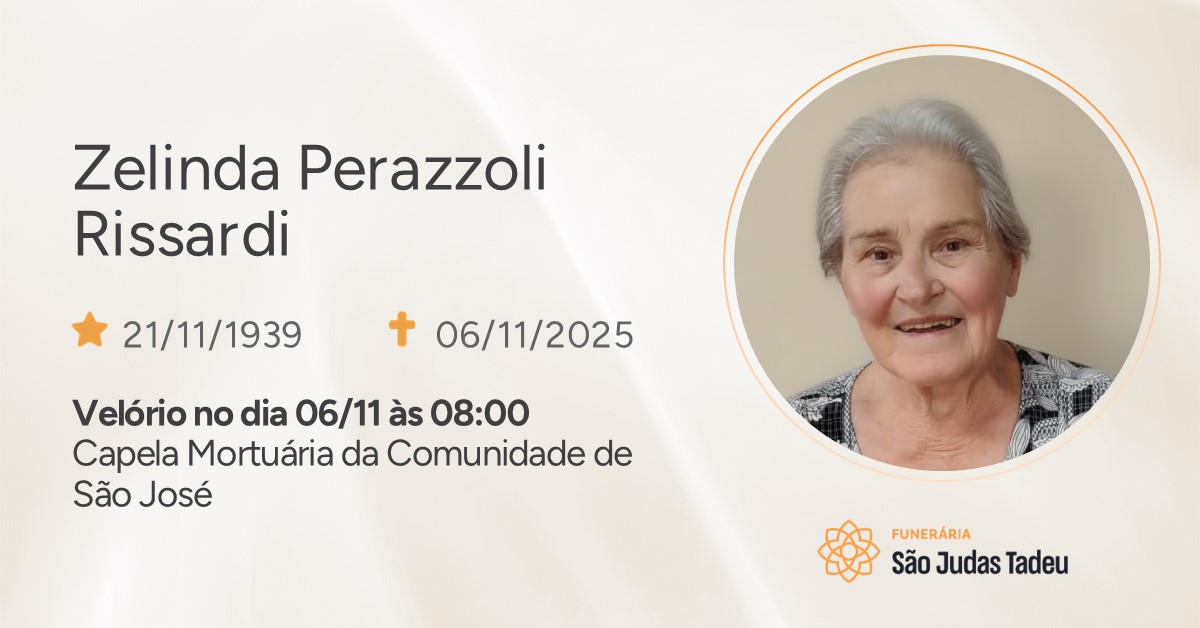 Zelinda Perazzoli Rissardi - Grupo São Judas Tadeu