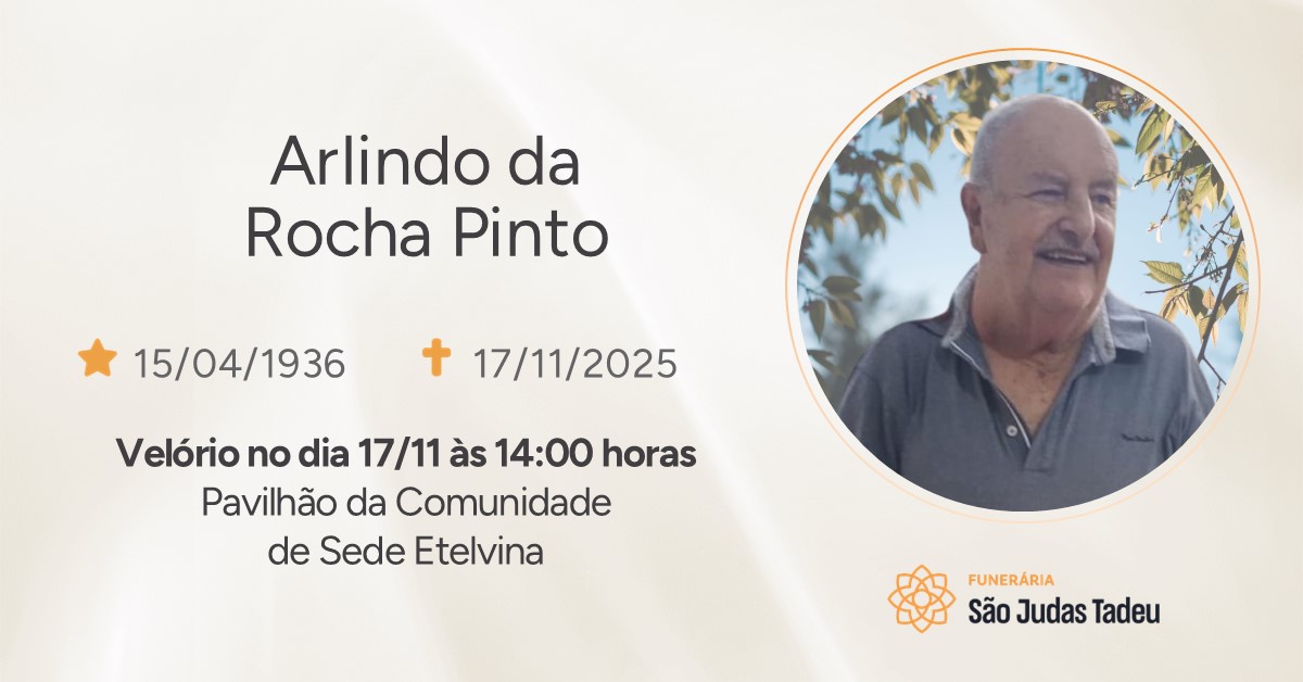 Arlindo da Rocha Pinto - Grupo São Judas Tadeu
