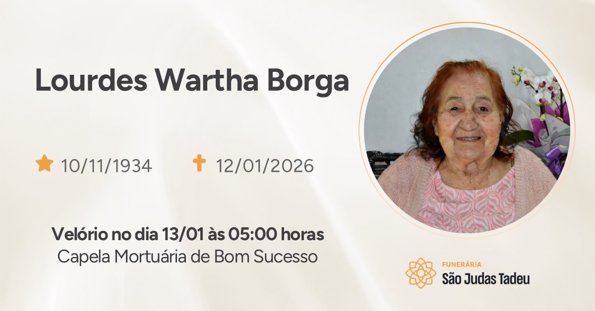 Lourdes Wartha Borga - Grupo São Judas Tadeu